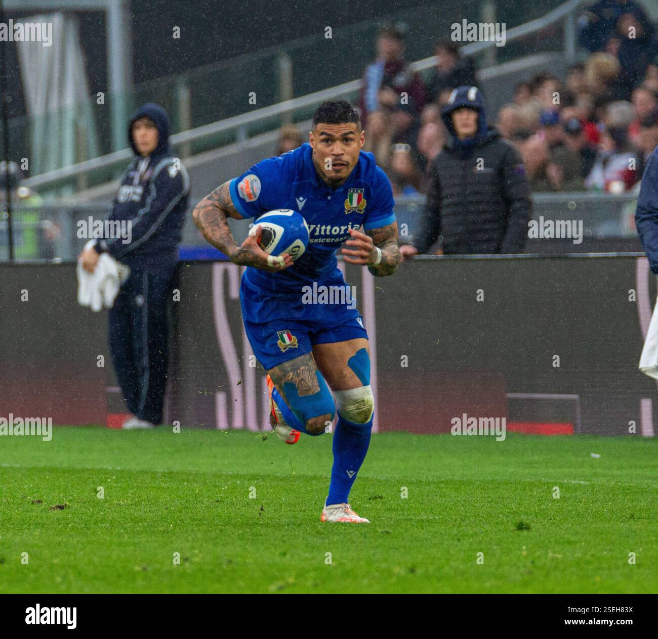 Rome, Italy. 08th Feb, 2025. Guinness 6 Nations: Italy v Wales, Rome ...