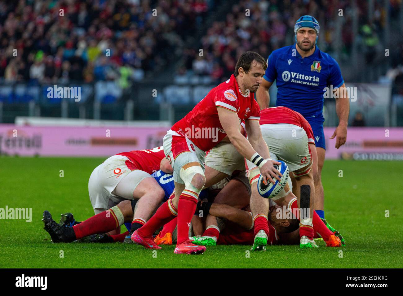 Rome, Italy. 08th Feb, 2025. Guinness 6 Nations: Italy v Wales, Rome ...