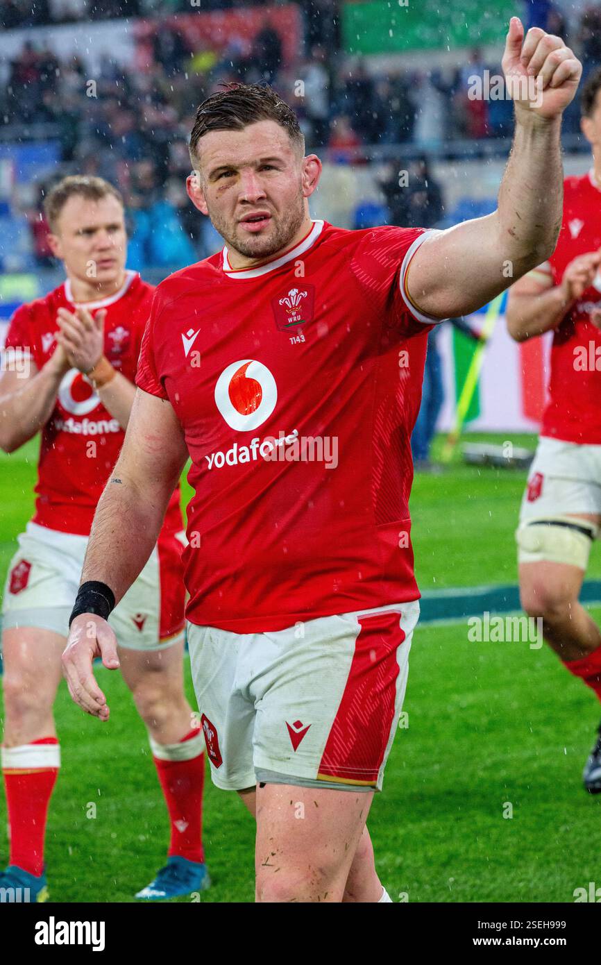 Rome, Italy. 08th Feb, 2025. Guinness 6 Nations: Italy v Wales, Rome ...