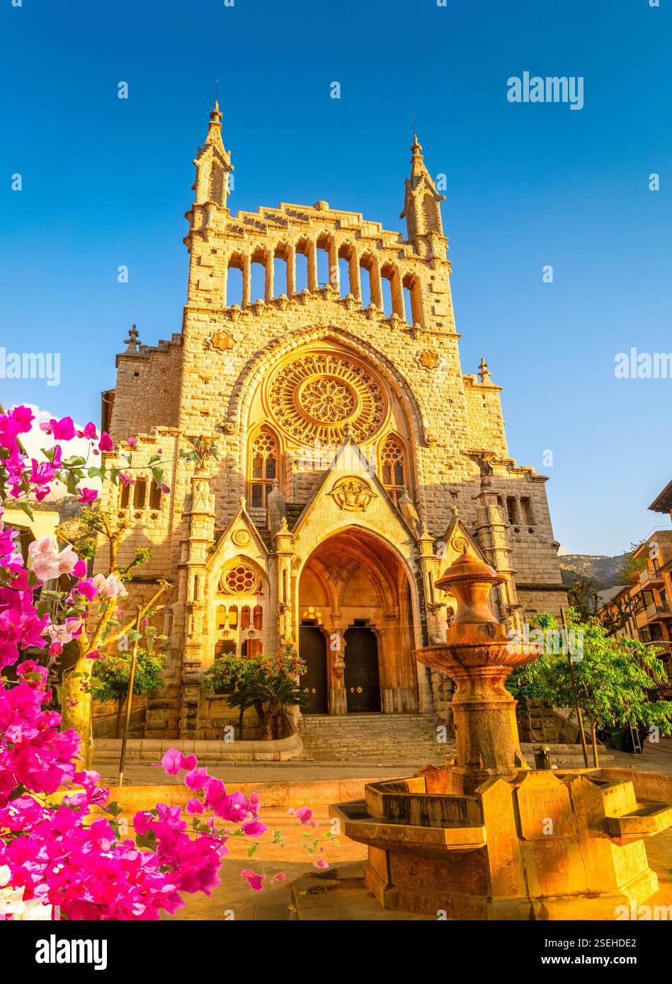 old town of Soller, Spain Stock Photo - Alamy