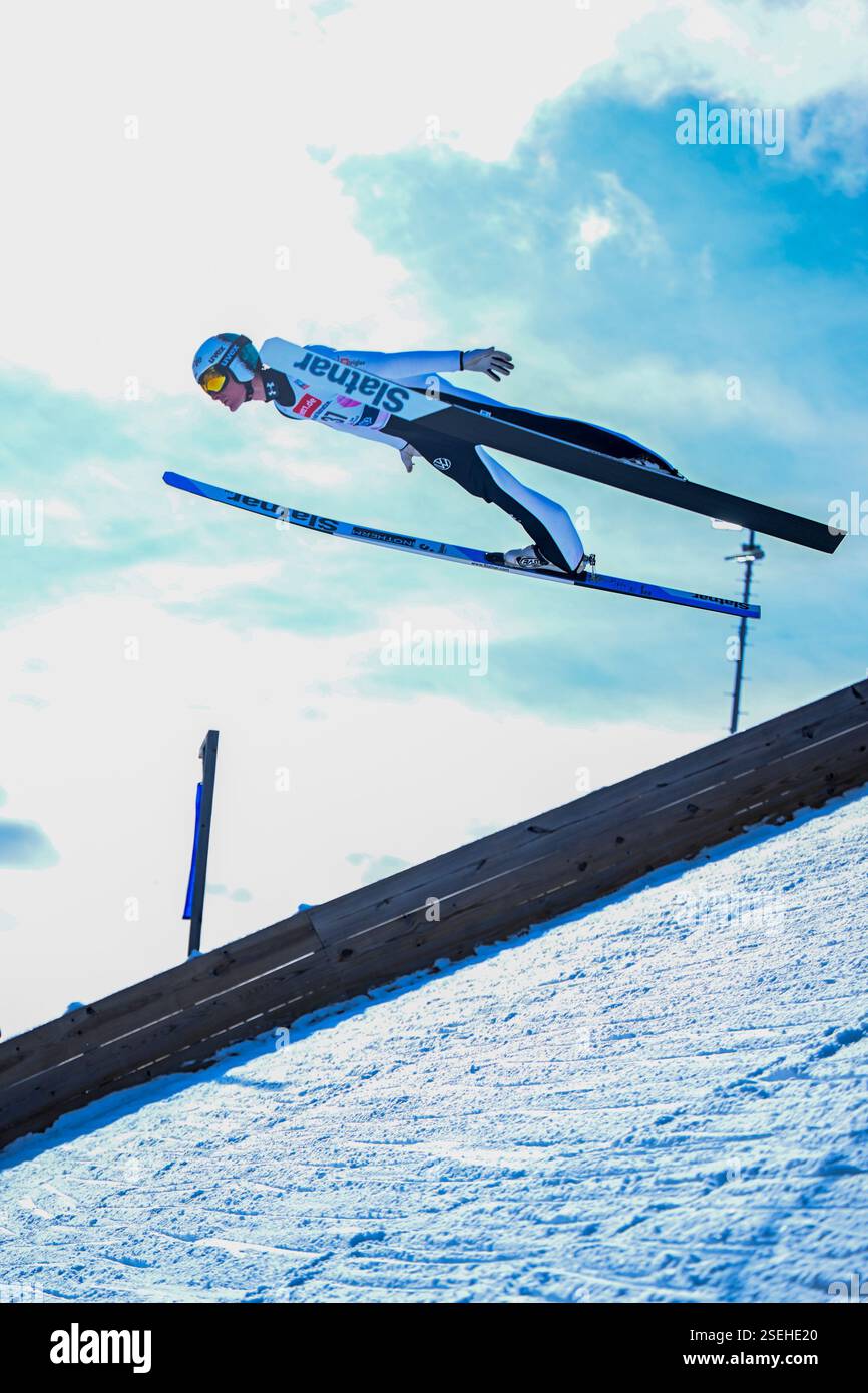 Lake Placid, Ny, USA. 8th Feb, 2025. DOMEN PREVC OF SLO in Lake Placid ...