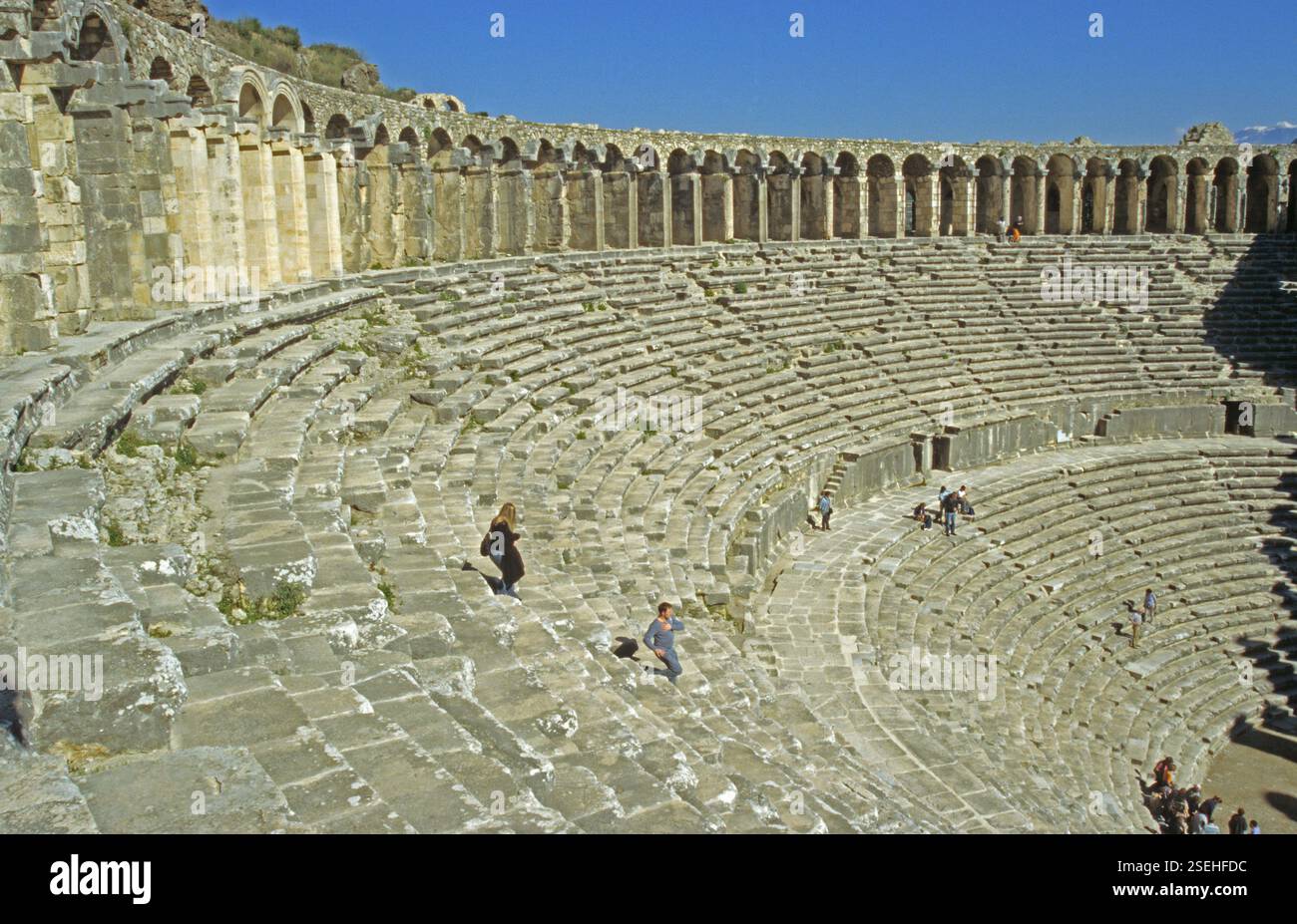 Turkey - Aspendos - Ancient theatre Stock Photo - Alamy