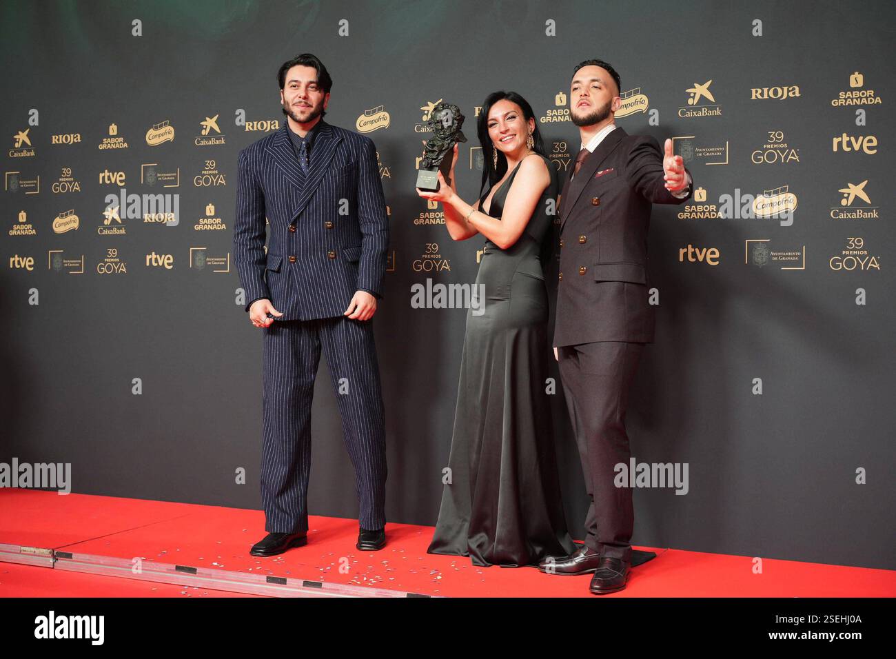 Granada, Spain. 08th Feb, 2025. Singer C Tangana with Antón Álvarez ...