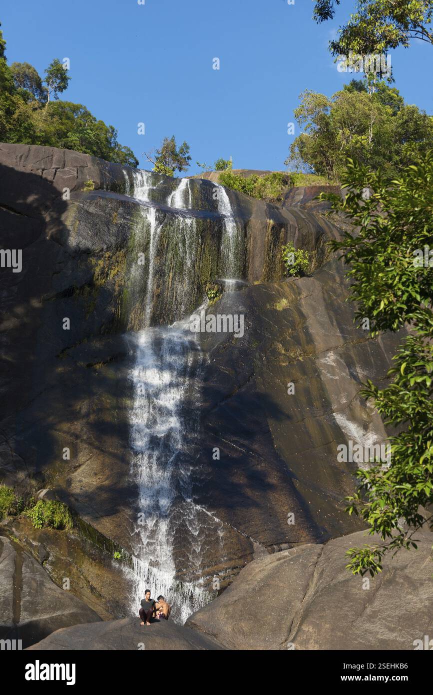 Langkawi Seven Wells waterfalls, Kedah, Malaysia, Asia Stock Photo - Alamy