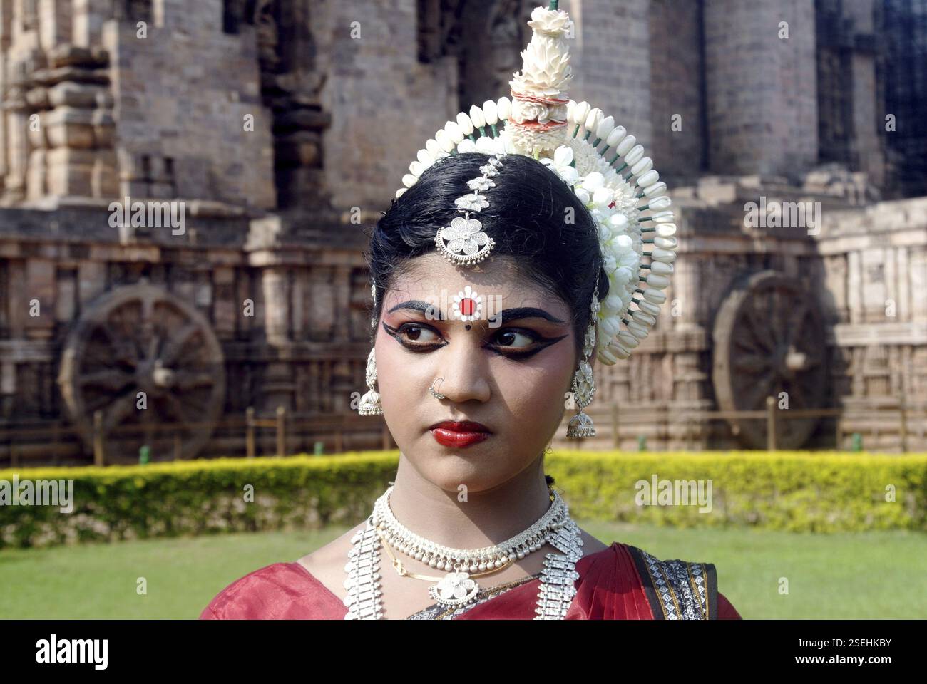 Dancer performing classical traditional odissi dance MR# 736C Stock ...
