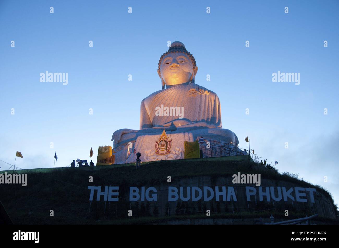 The Big Buddha monument at dawn on Phuket, Thailand, Thailand, Asia ...