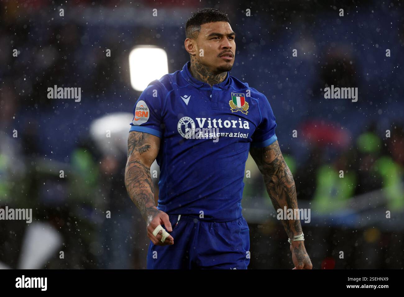 Rome, Italy. 08th Feb, 2025. Rome, Italy 08.02.2025: Monty IOANE of ...