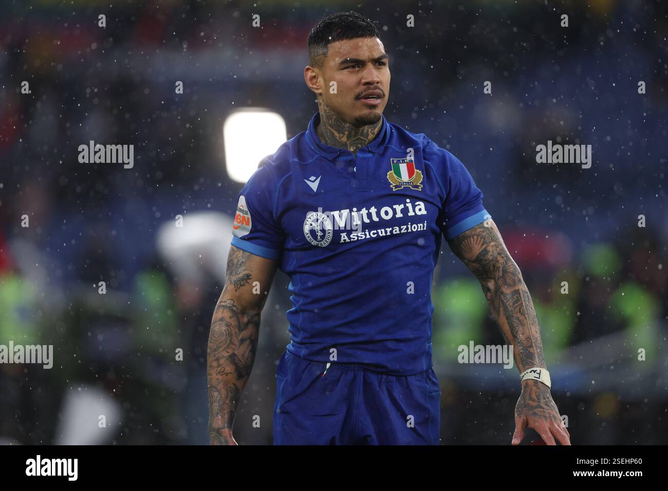 Rome, Italy. 08th Feb, 2025. Rome, Italy 08.02.2025: Monty IOANE of ...