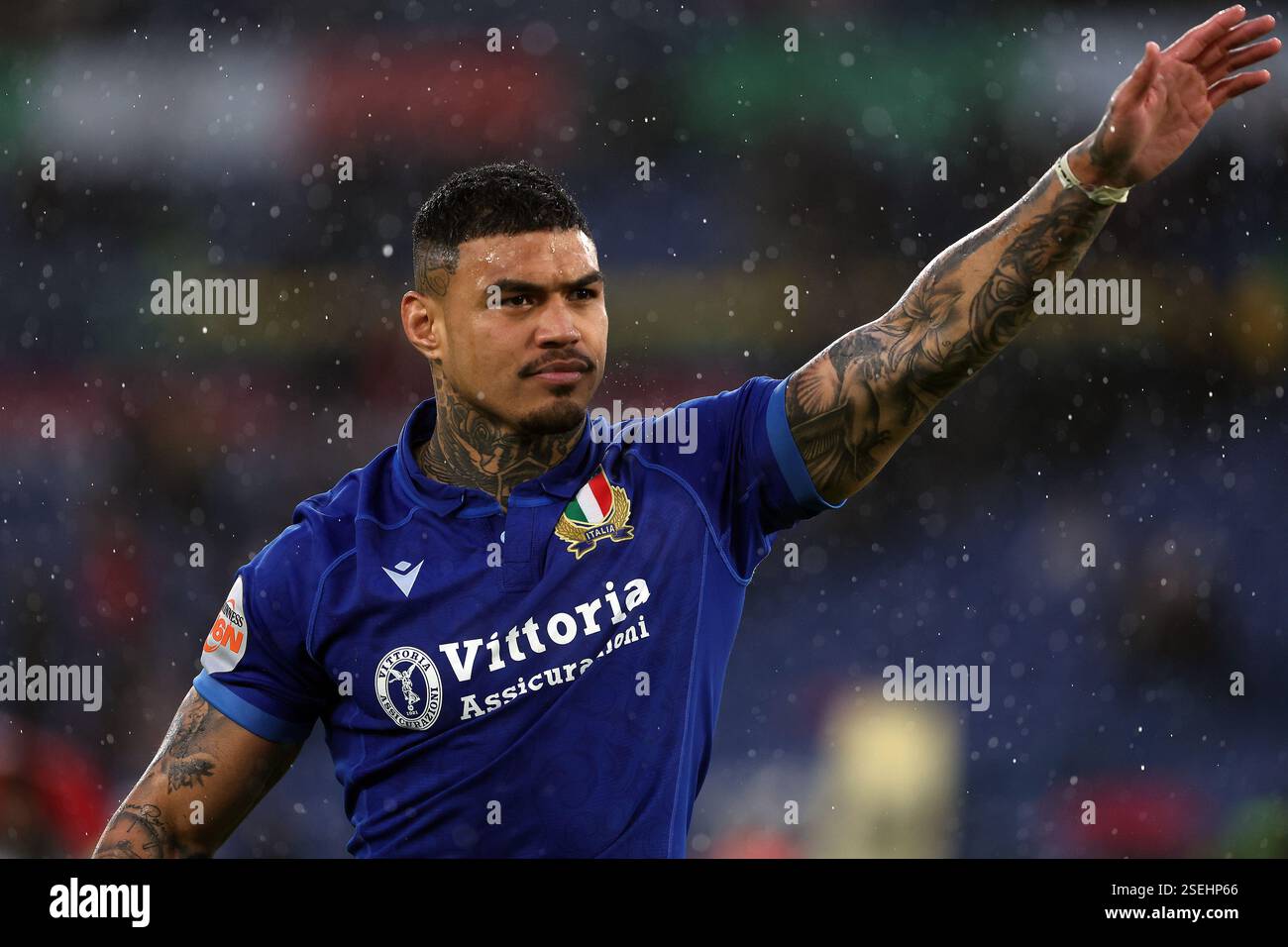 Rome, Italy. 08th Feb, 2025. Rome, Italy 08.02.2025: Monty IOANE of ...