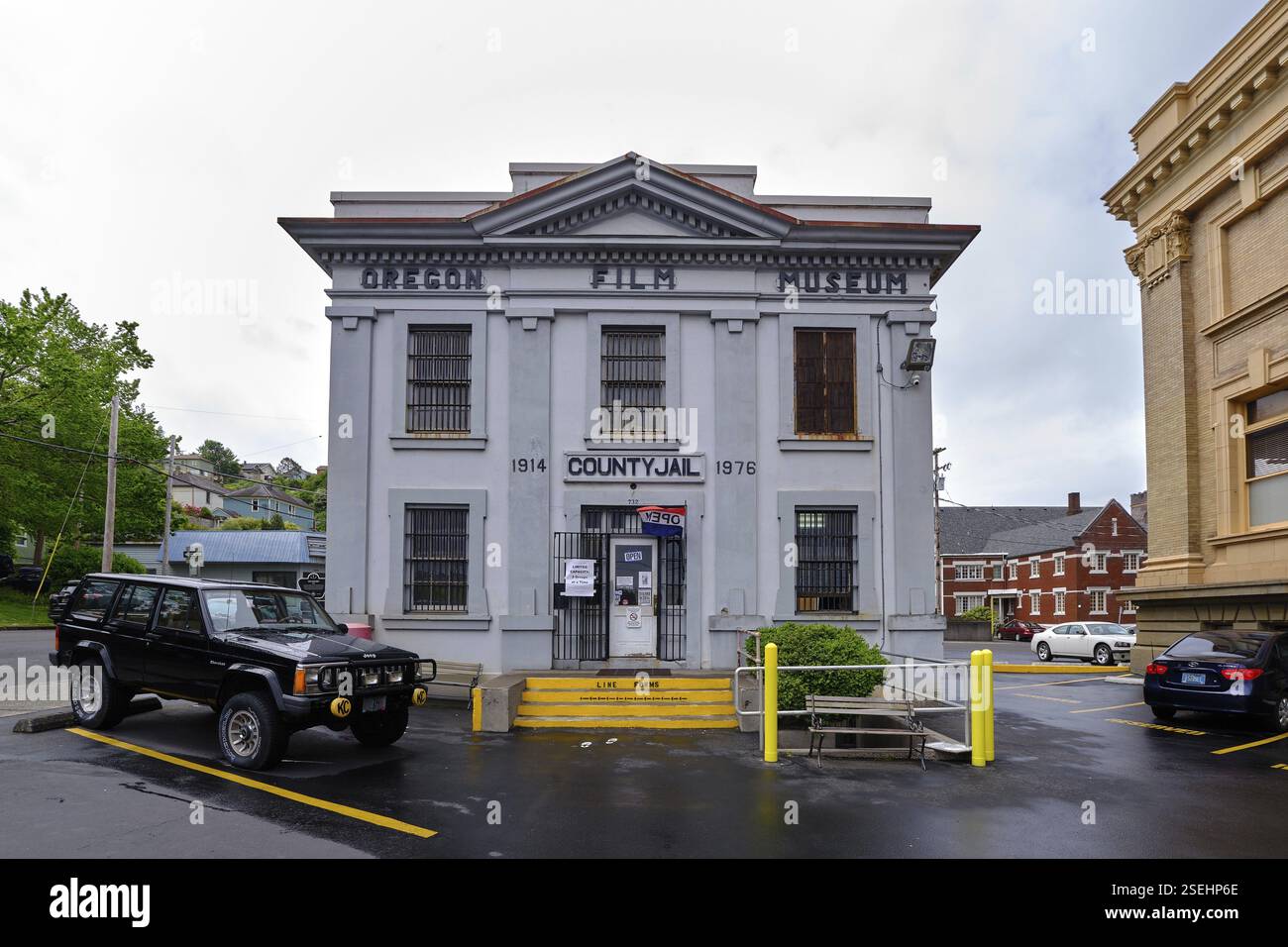 Building of Oregon Film Museum, historic county jail â€” Astoria ...