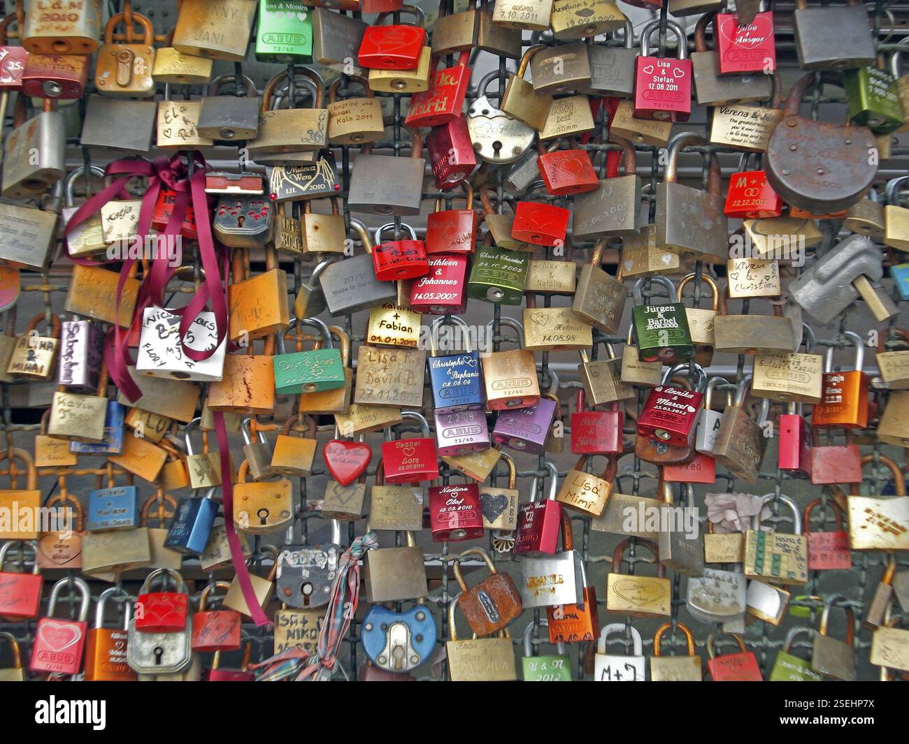Cologne, Hohenzollern Bridge, Castles Stock Photo - Alamy