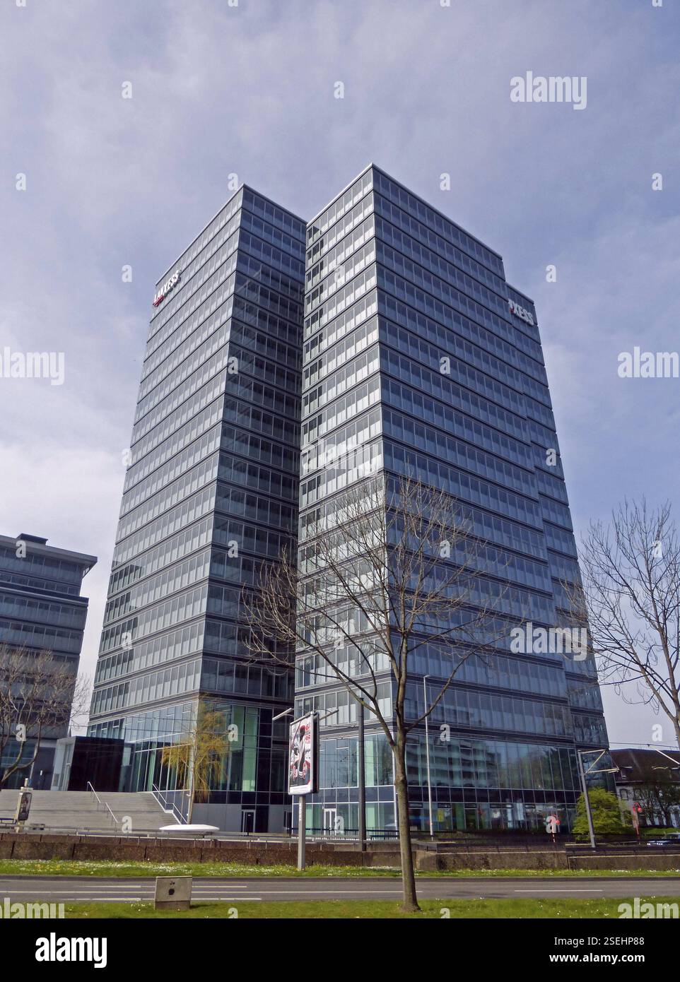 Cologne-Deutz, Lanxess office tower block Stock Photo - Alamy