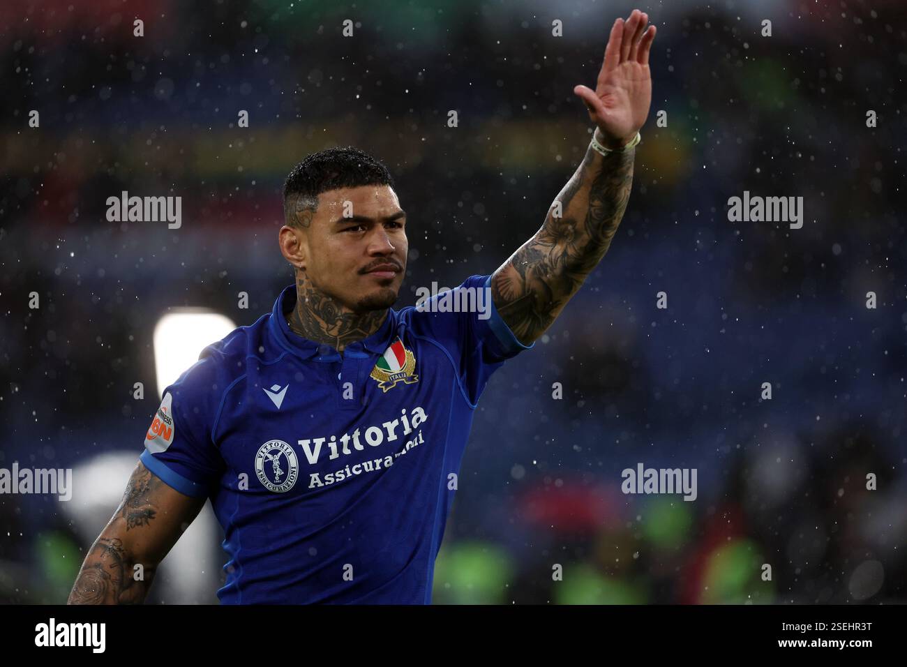 Rome, Italy. 08th Feb, 2025. Rome, Italy 08.02.2025: Monty IOANE of ...