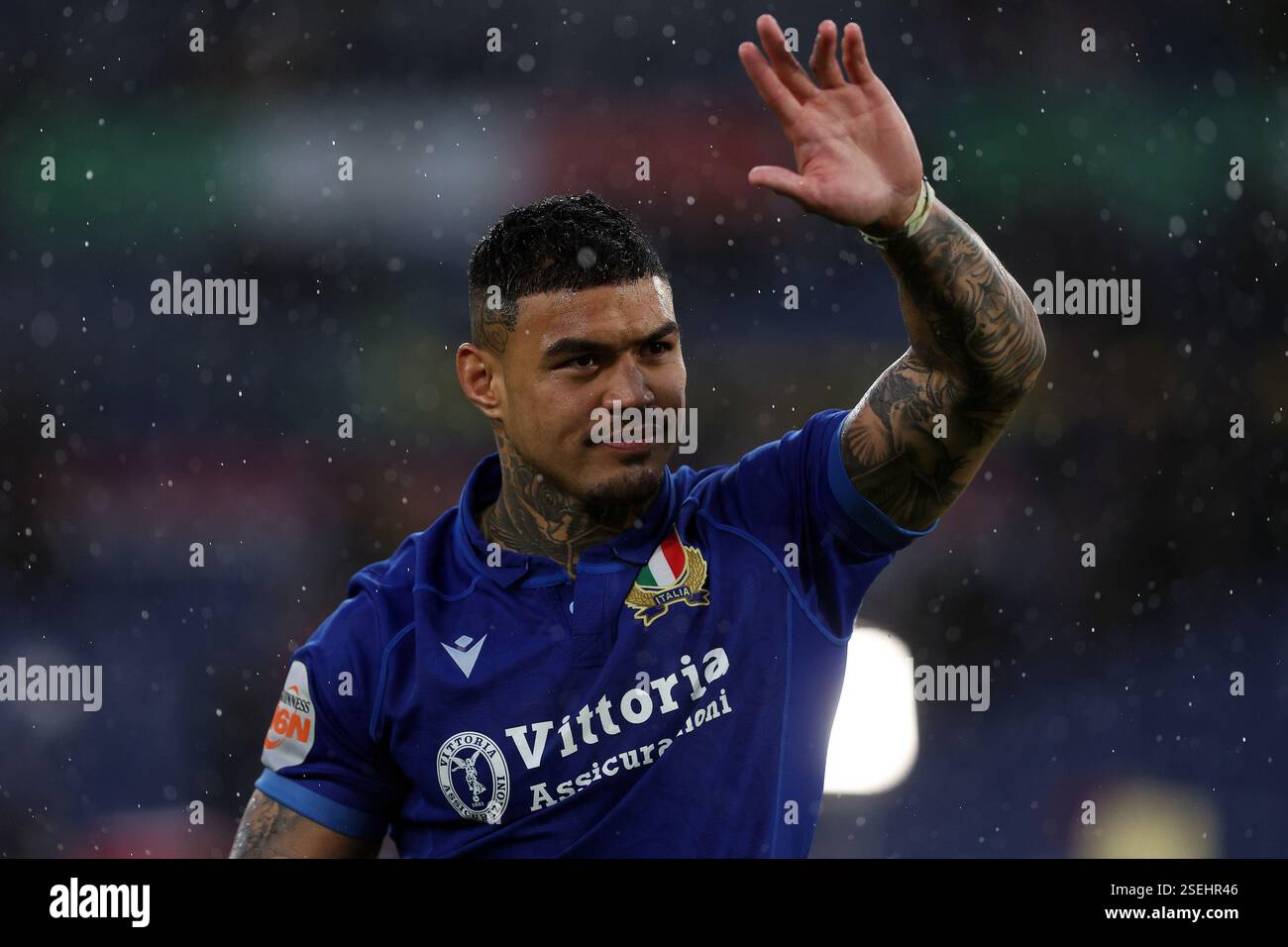 Rome, Italy. 08th Feb, 2025. Rome, Italy 08.02.2025: Monty IOANE of ...