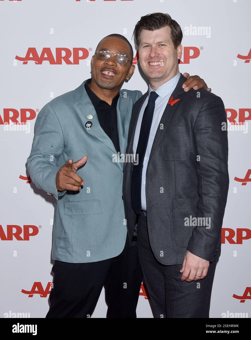 Beverly Hills, USA. 08th Feb, 2025. Clarence Maclin and Greg Kwedar ...