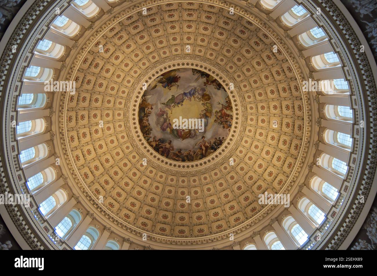 Capitol rotunda painting empty hi-res stock photography and images - Alamy