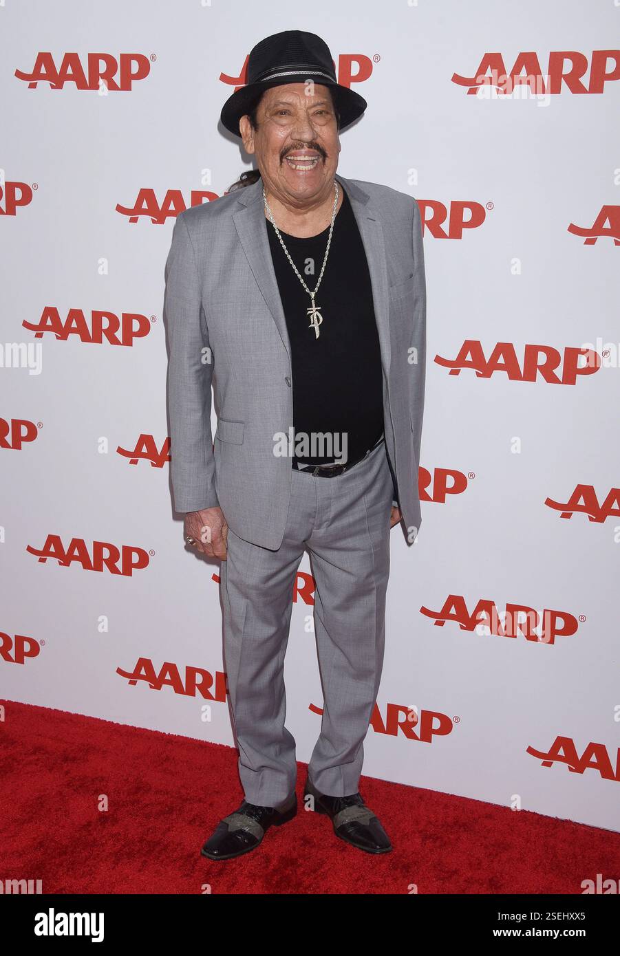 Beverly Hills, USA. 08th Feb, 2025. Danny Trejo arriving to the AARP ...