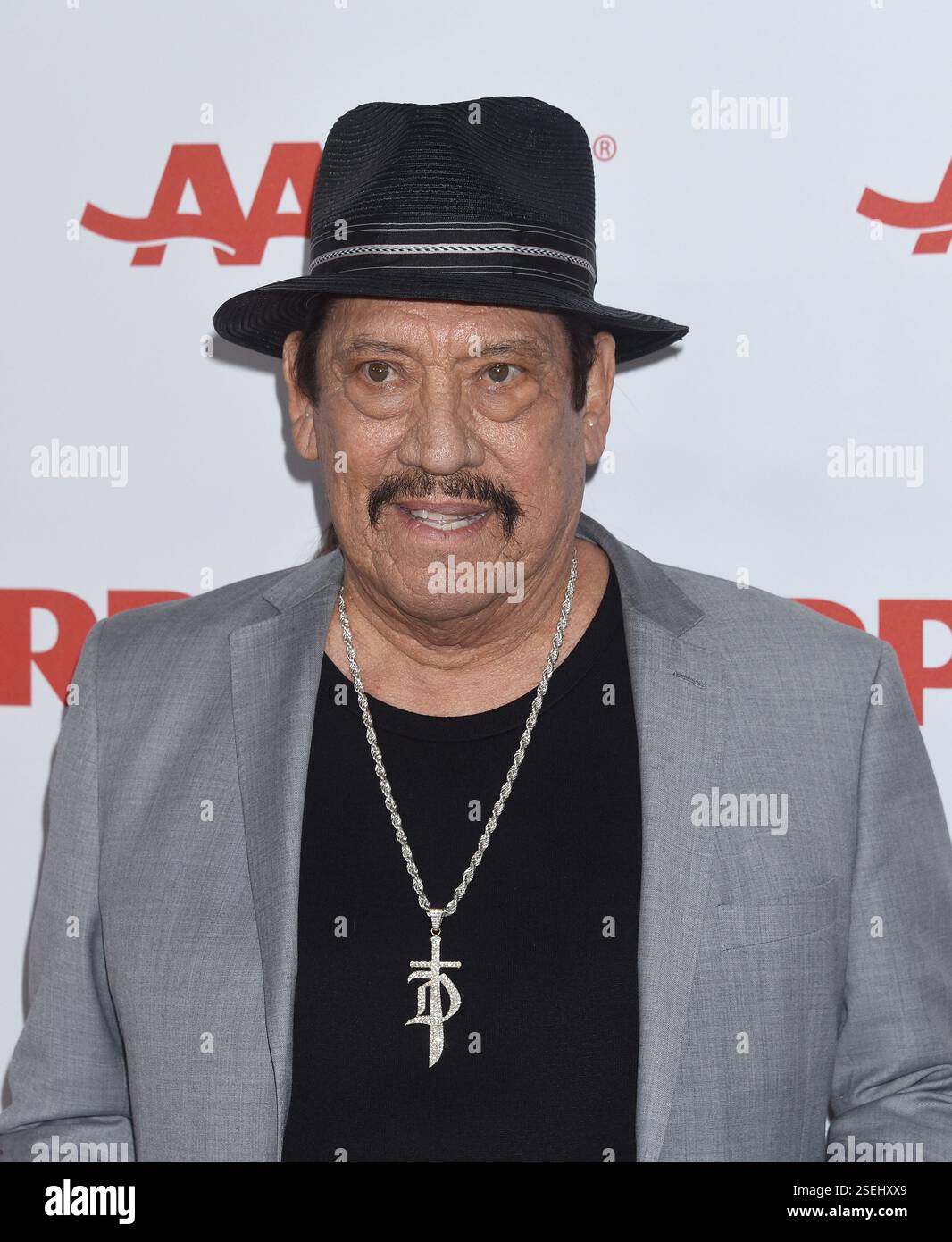 Beverly Hills, USA. 08th Feb, 2025. Danny Trejo arriving to the AARP ...