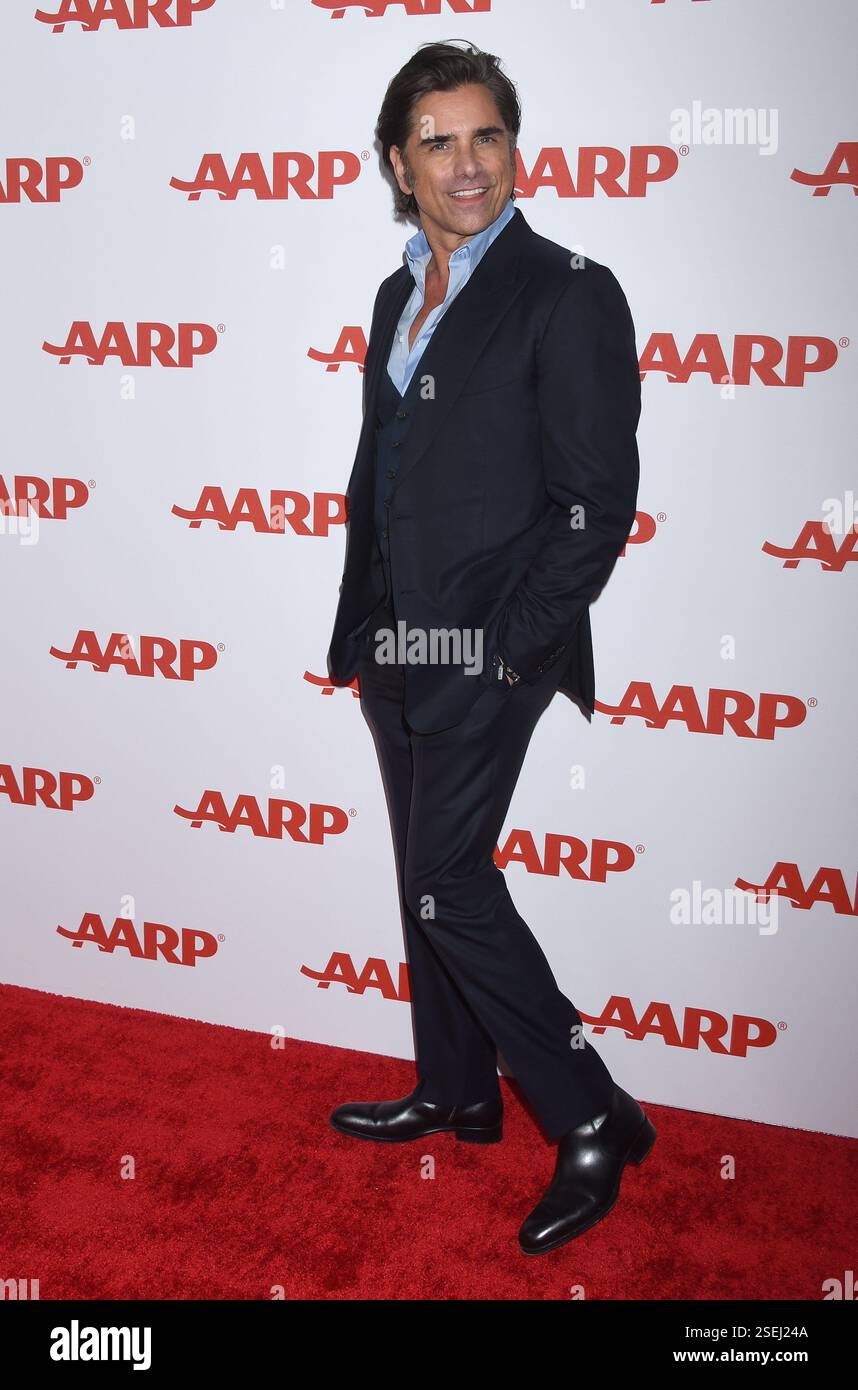 Beverly Hills, USA. 08th Feb, 2025. John Stamos arriving to the AARP ...