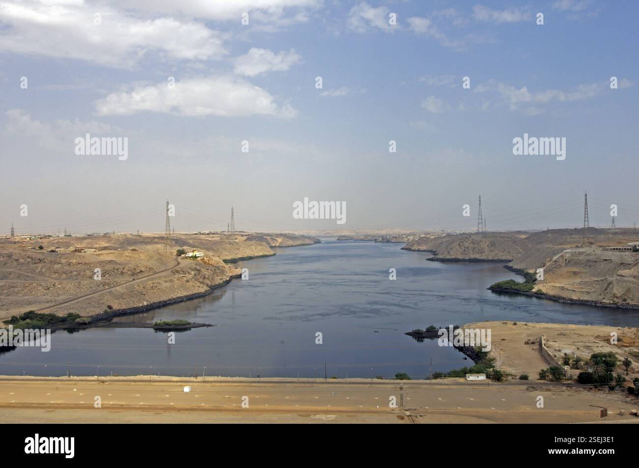 Egypt, Aswan Dam, Africa Stock Photo - Alamy