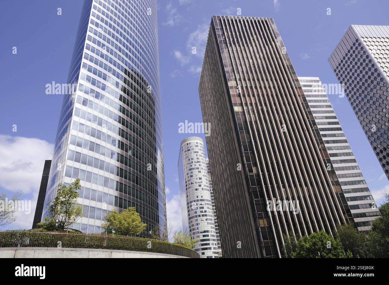 Defence district buildings in Paris, France (horizontal), Paris, France ...