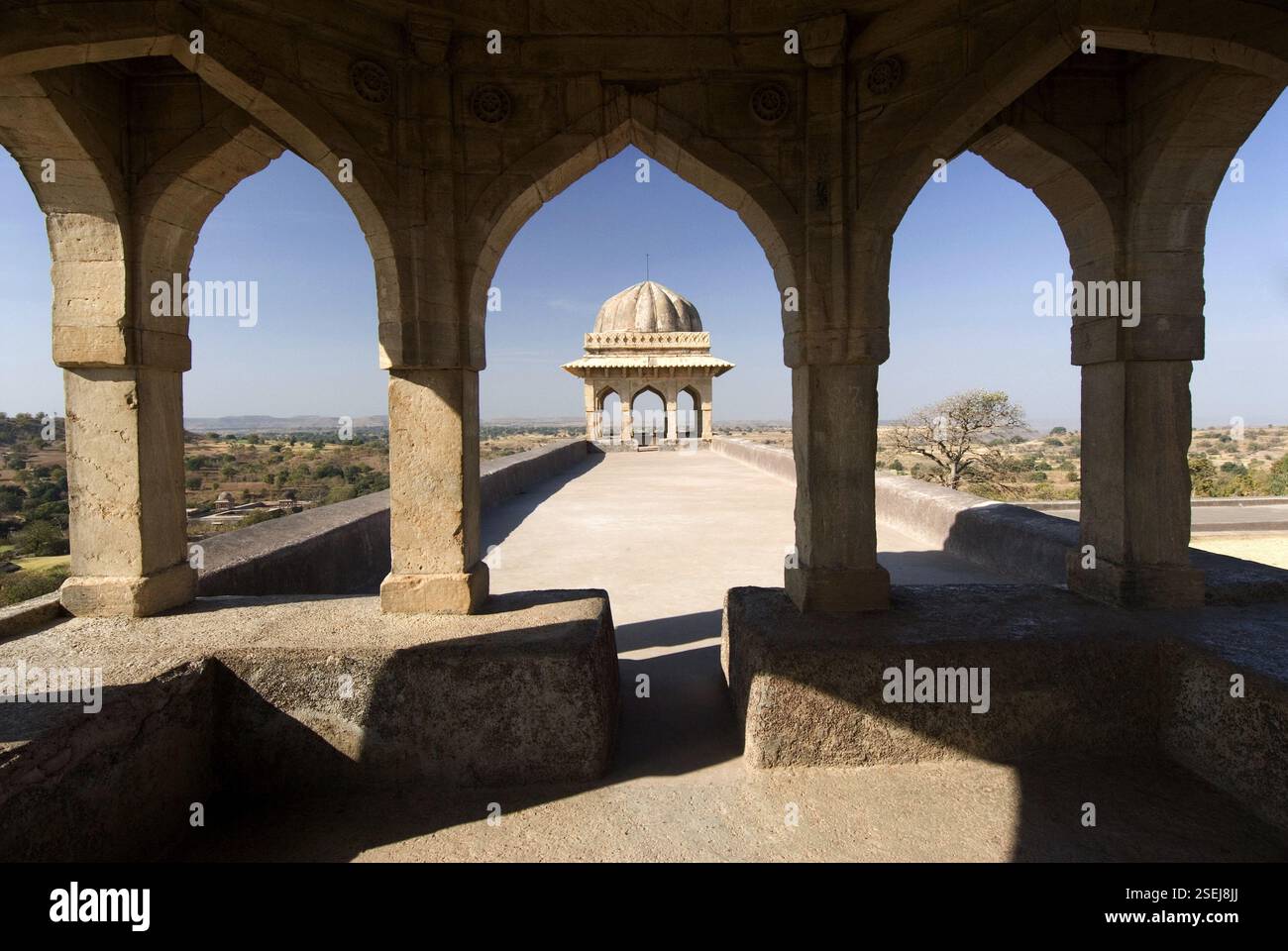 Rani Roopmati pavilion at Mandu, Madhya Pradesh, India, Asia Stock ...