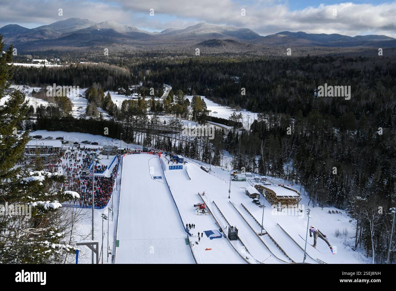 Lake Placid, Ny, USA. 8th Feb, 2025. DAWID KUBACKI OF POL in Lake ...