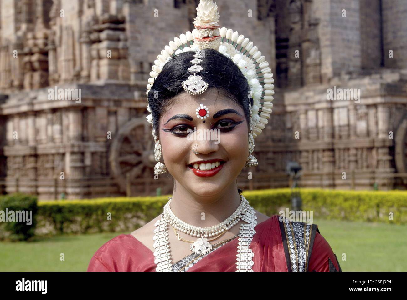 Dancer performing classical traditional odissi dance MR# 736C Stock ...
