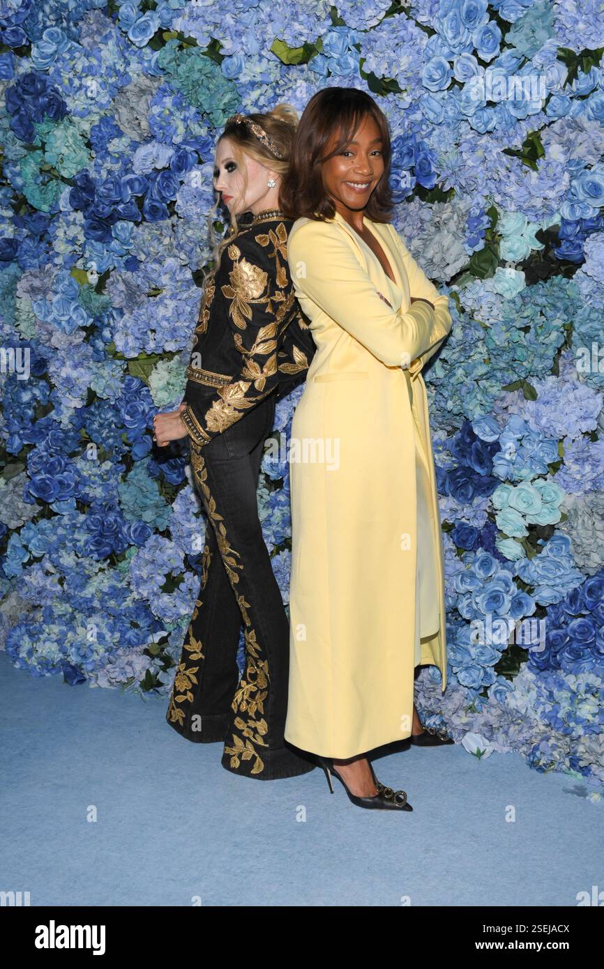 New York, USA. 08th Feb, 2025. Stacey Bendent and Tiffany Haddish ...