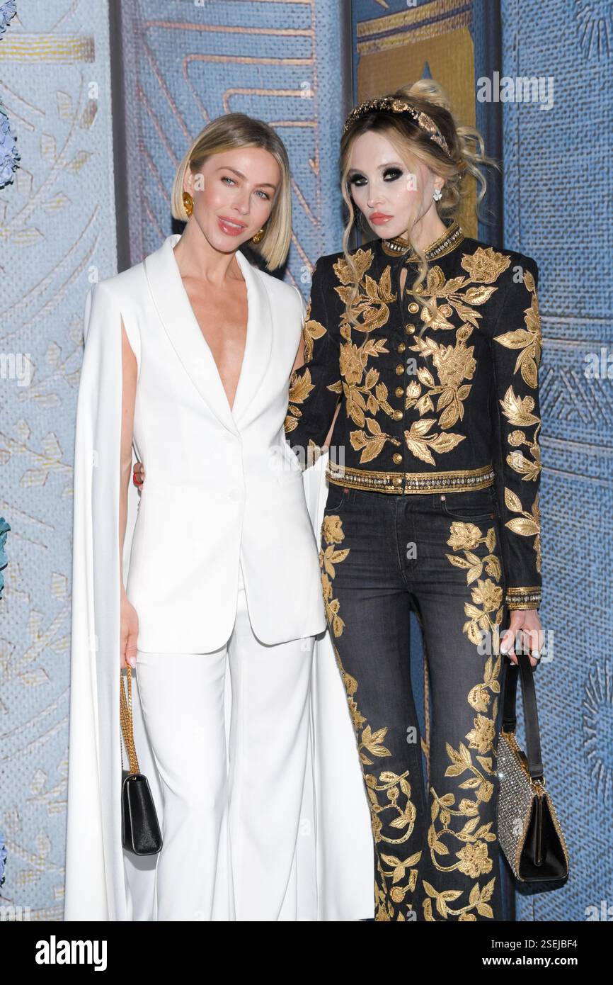 New York, USA. 08th Feb, 2025. Julianne Hough and Stacey Bendet ...