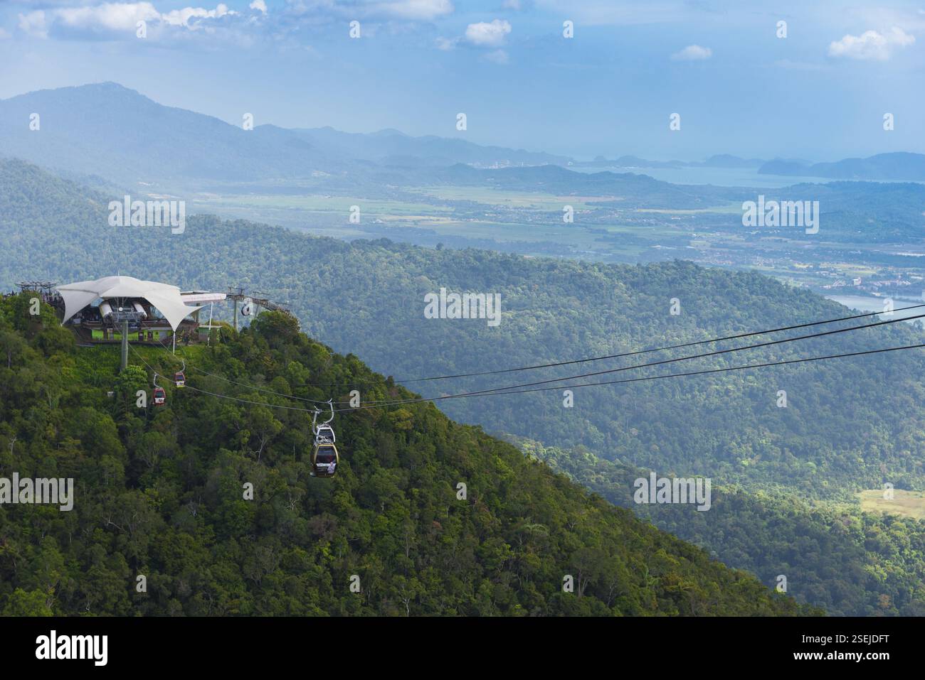 Sky Bridge cable car, Langkawi island, Malaysia, Asia Stock Photo - Alamy