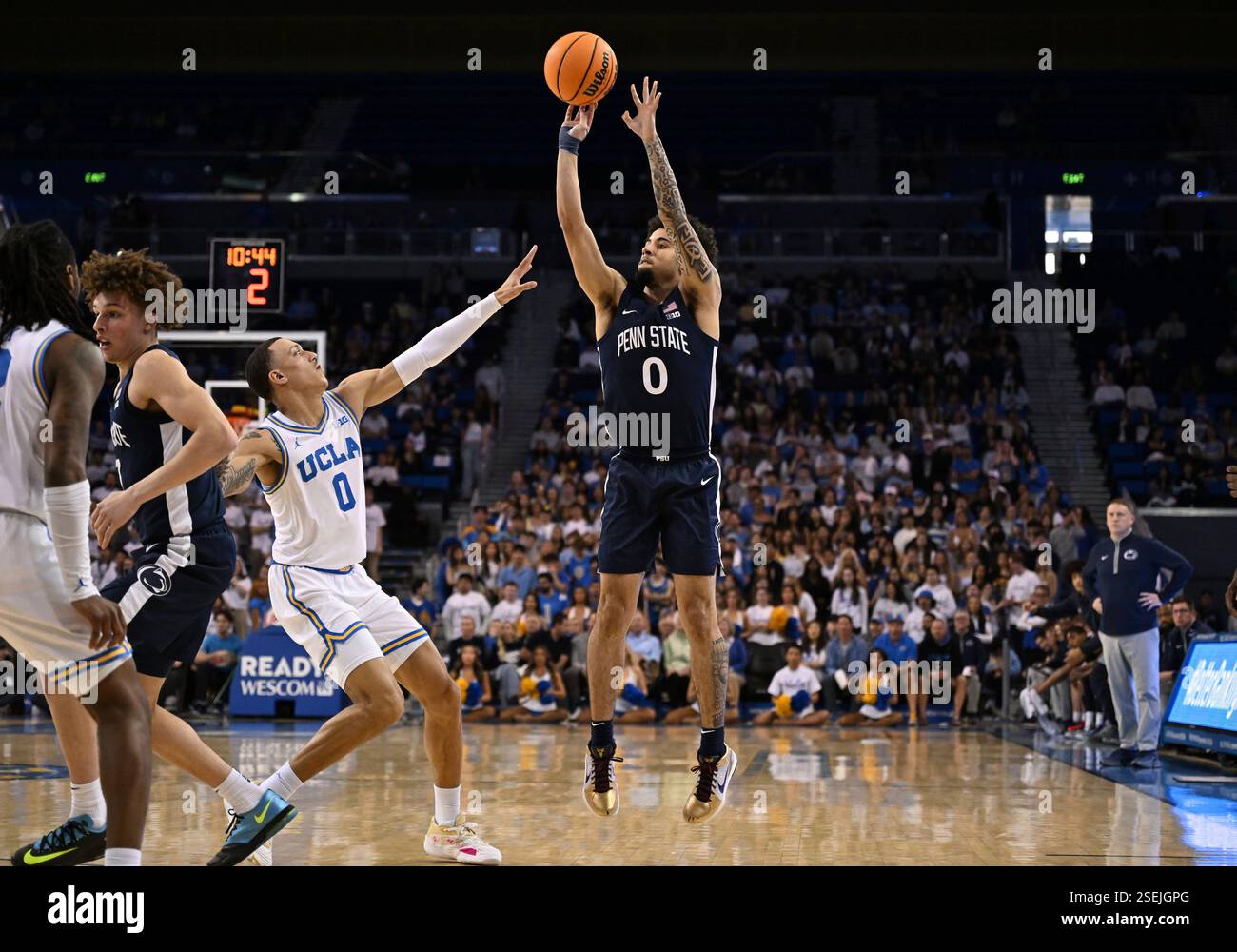 LOS ANGELES, CA - FEBRUARY 08: Penn State Nittany Lions guard Jahvin ...