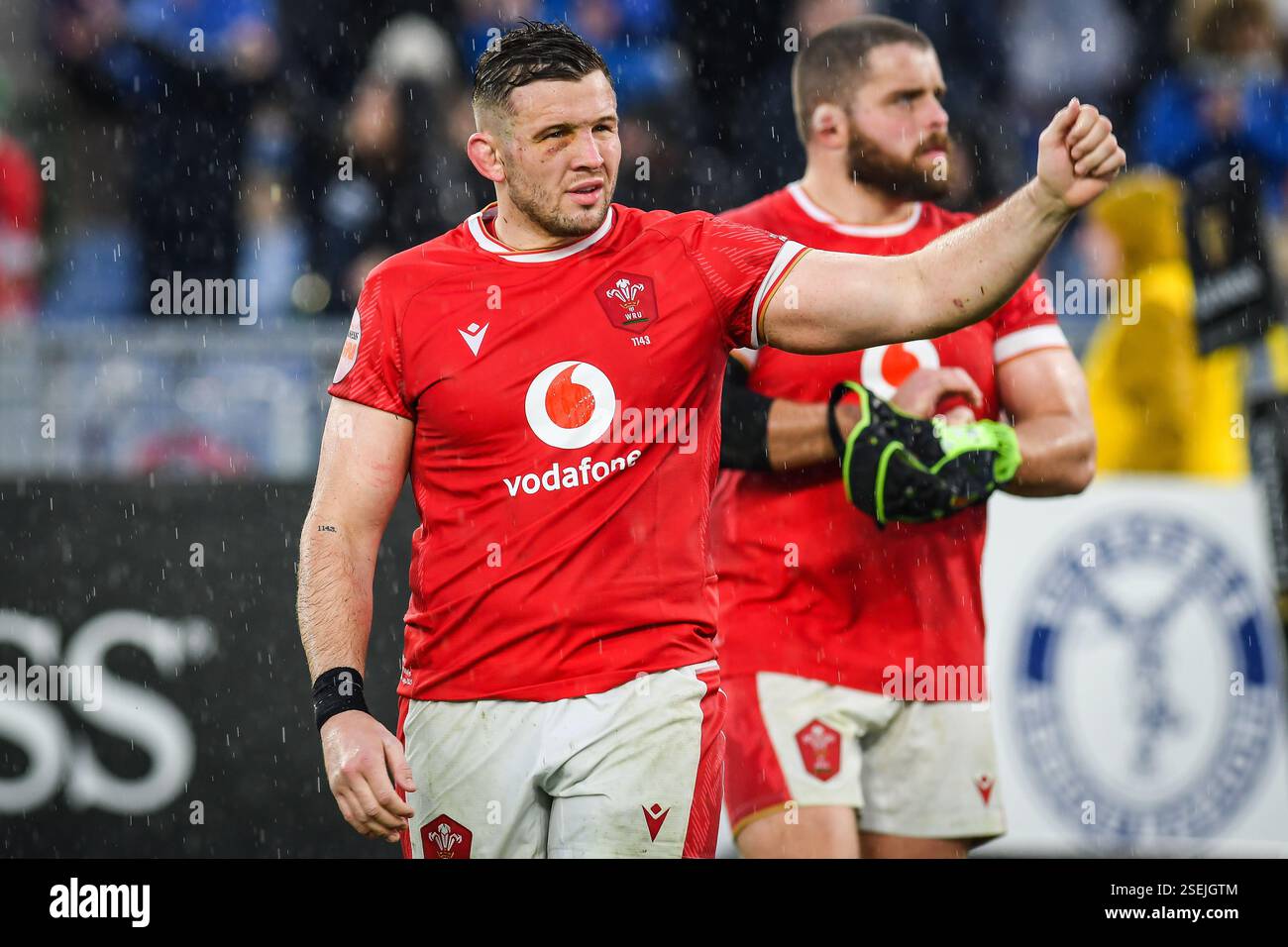 Elliot DEE of Wales during the 2025 Six Nations Championship, rugby ...