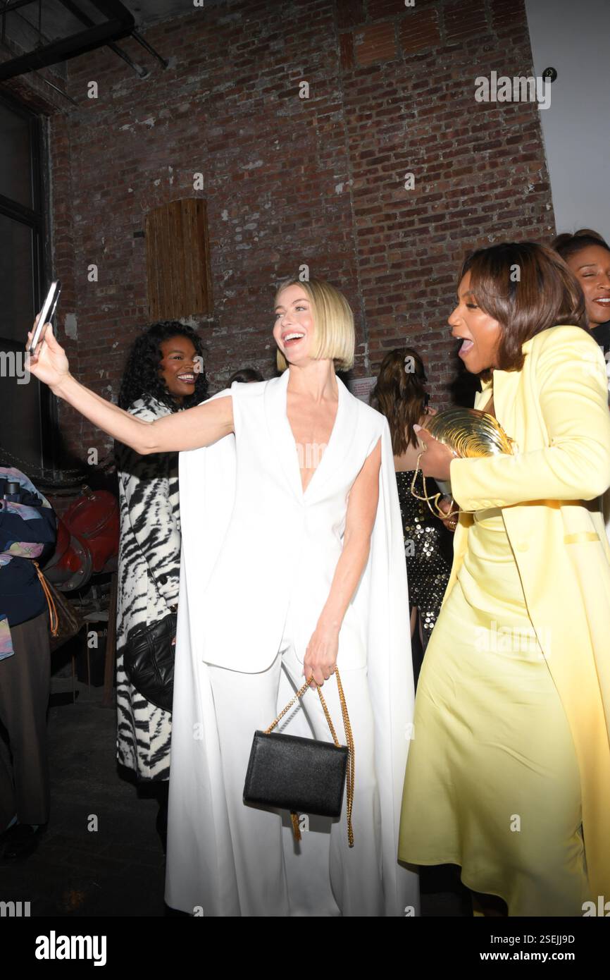 New York, USA. 08th Feb, 2025. Julianne Hough and Tiffany Haddish ...