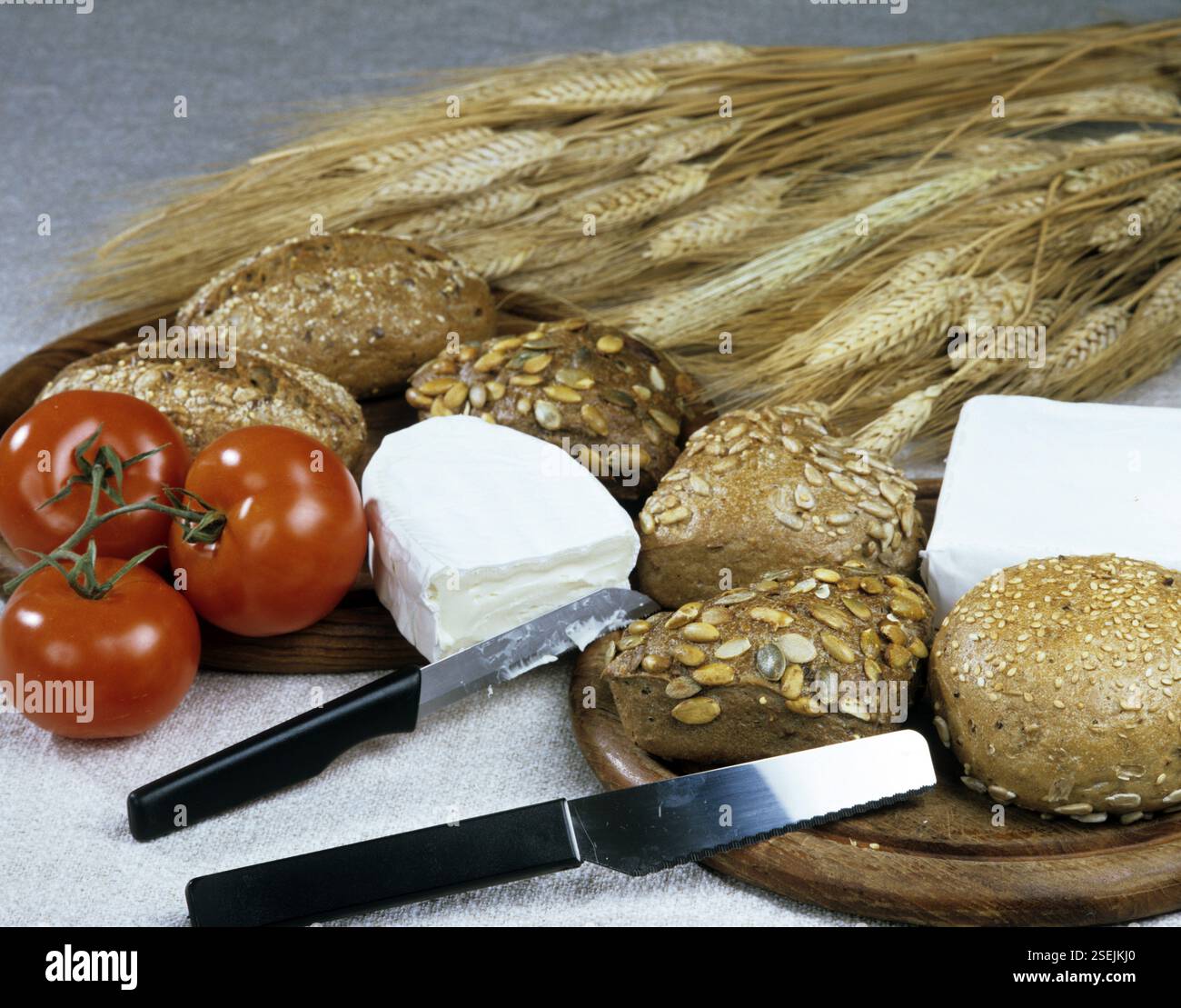 Different types of bread, still life Stock Photo - Alamy