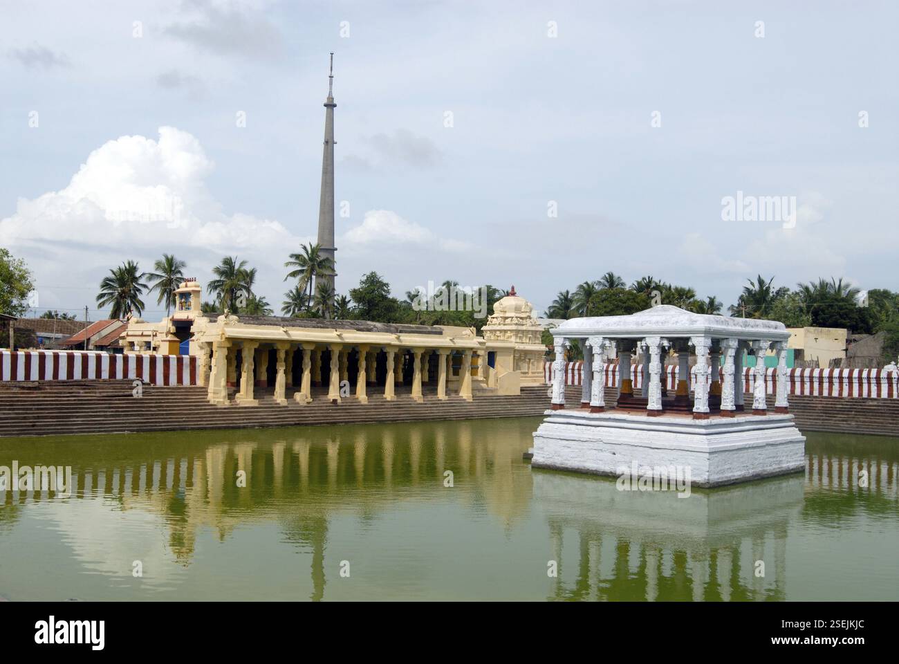 Laxmana Tirtham huge tank and temple and television tower at ...