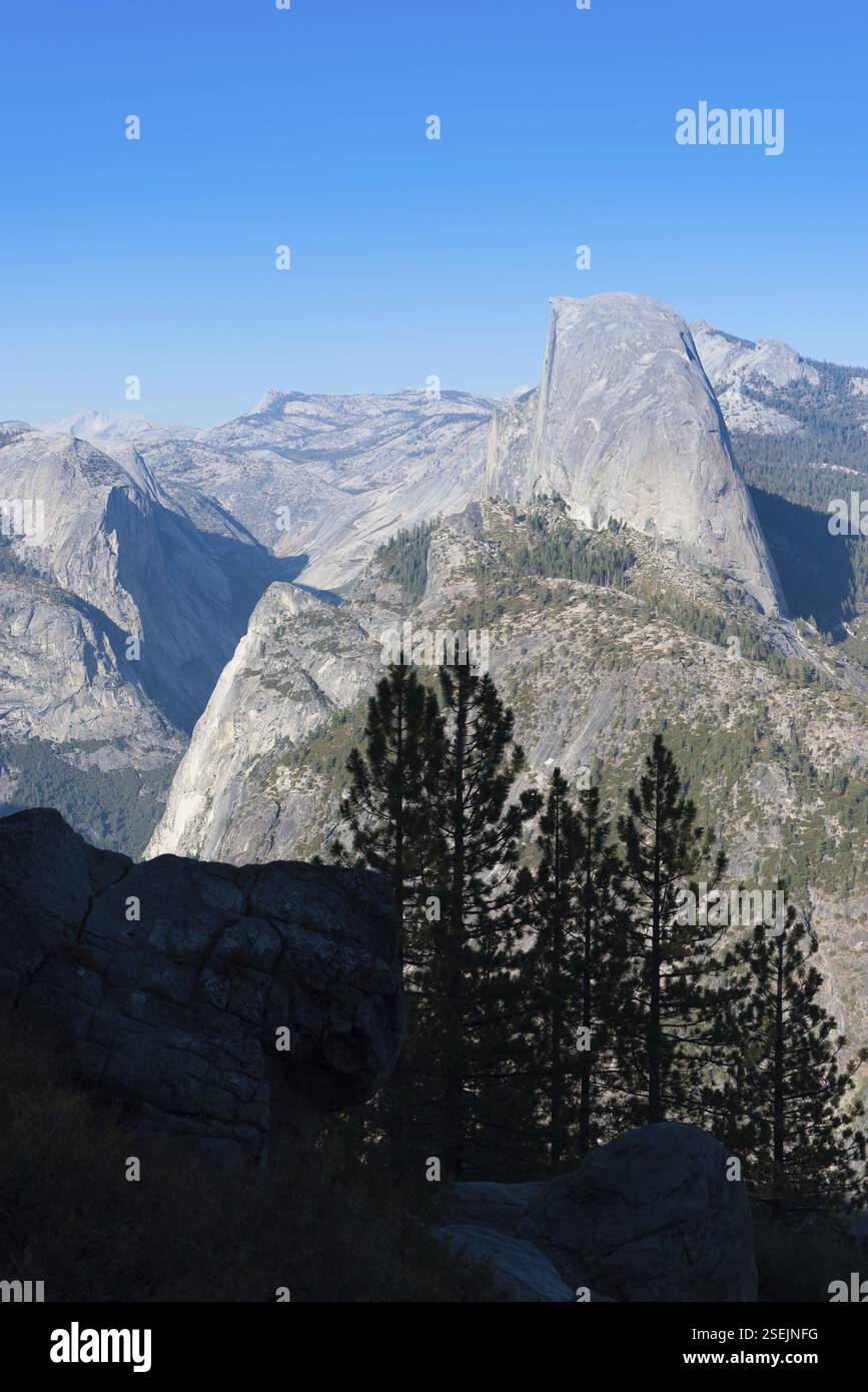 Summit of Half Dome at Glacier Point, Yosemite National Park ...
