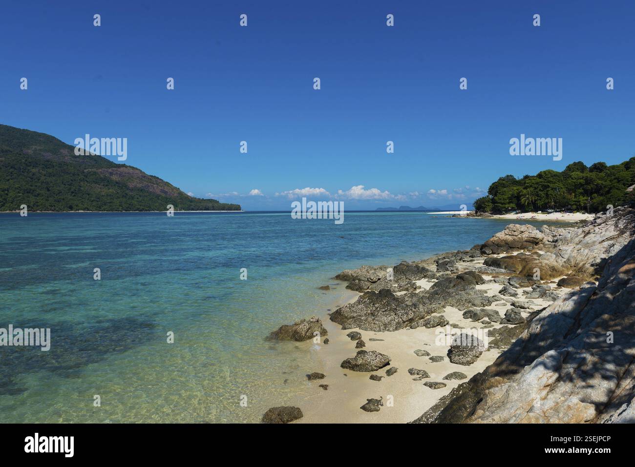 Sunset Beach Landscape Between Ko Lipe And Ko Adang, Thailand, Asia ...