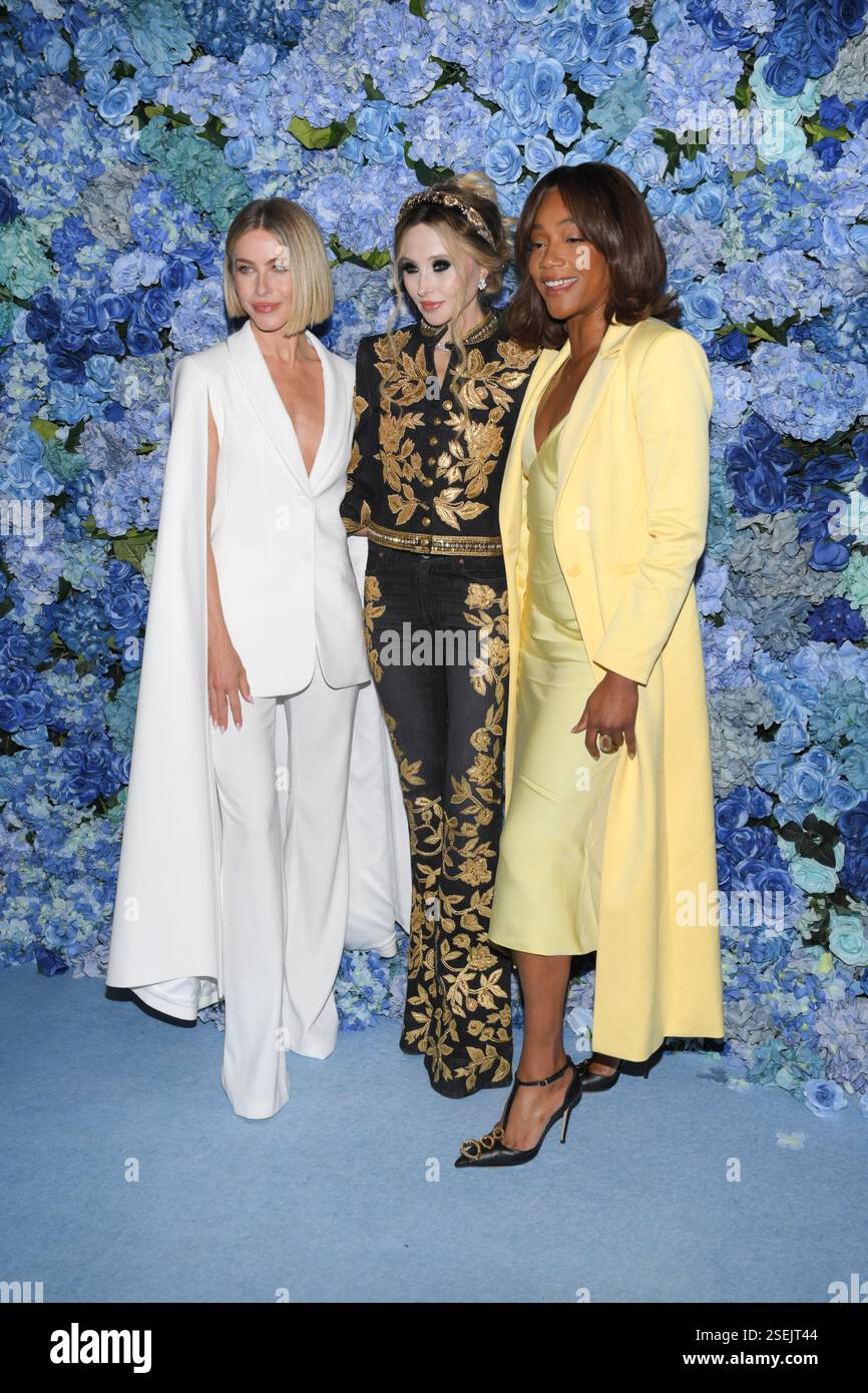 New York, USA. 08th Feb, 2025. Julianne Hough, Stacey Bendet and ...