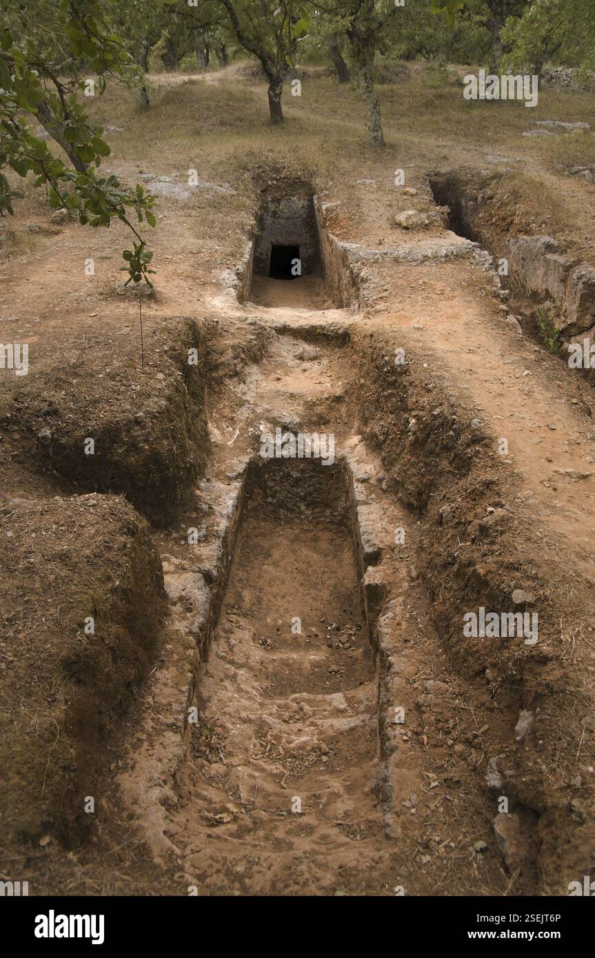 Late Minoan Cemetery of Armeni, Rethymno, Crete, Greece, Europe Stock ...