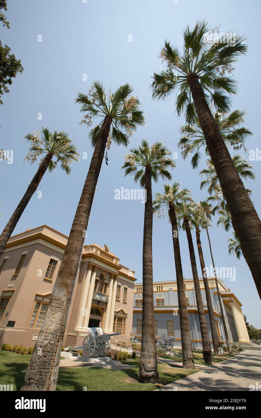 Afternoon sun shines on historic buildings of downtown Hanford ...