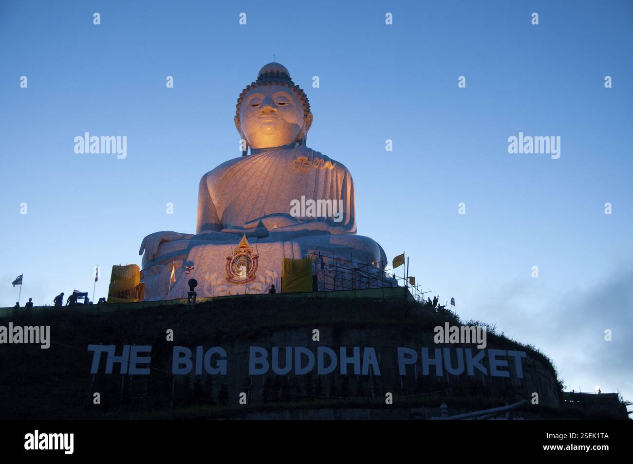 The Big Buddha monument at dawn on Phuket, Thailand, Thailand, Asia ...