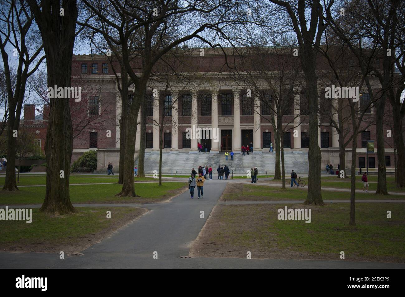 The Harry Elkins Widener Memorial Library, commonly known as Widener ...