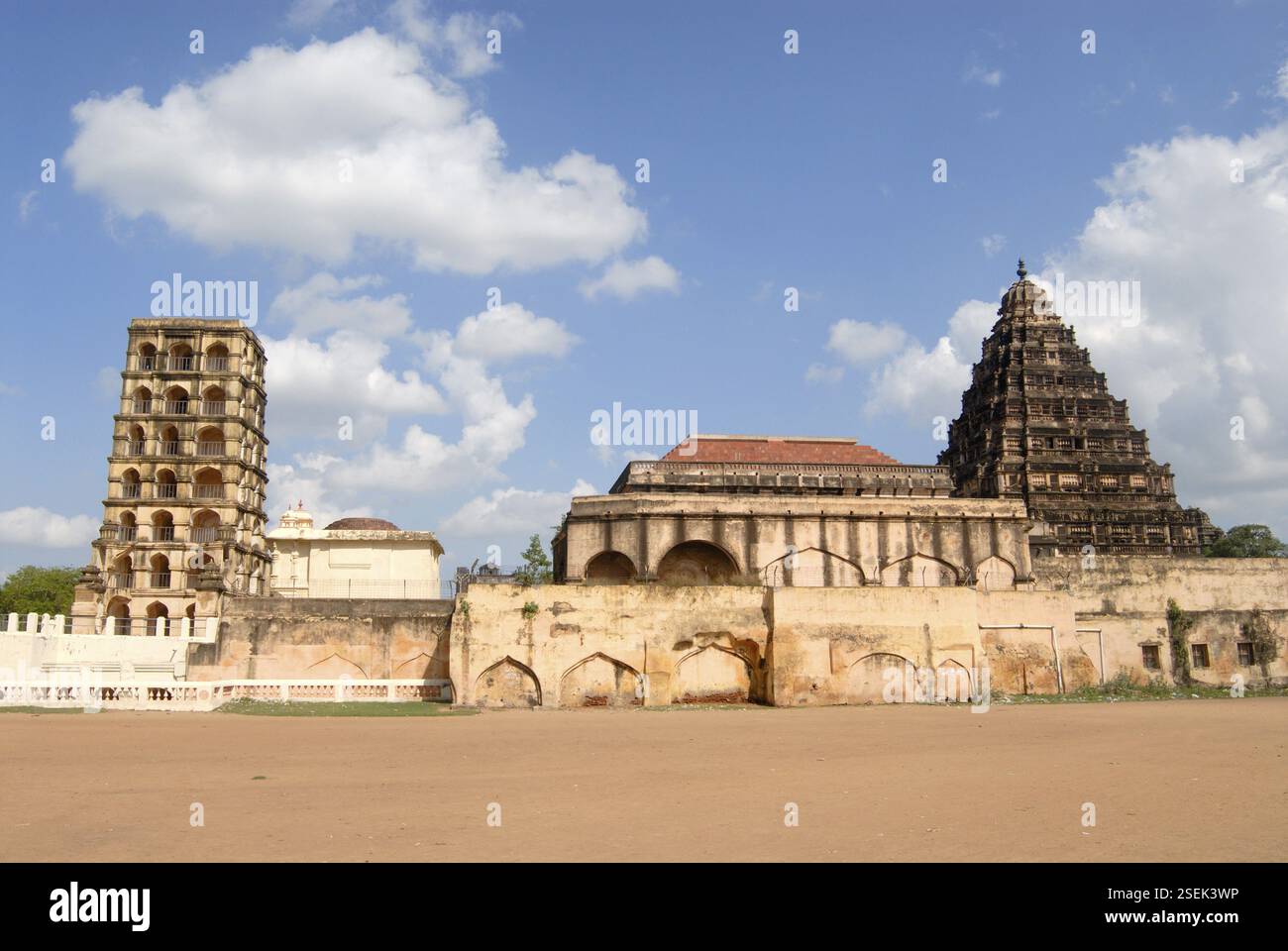 Bell Tower darbar hall and gooda gopuram arsenal tower multi-storeyed ...