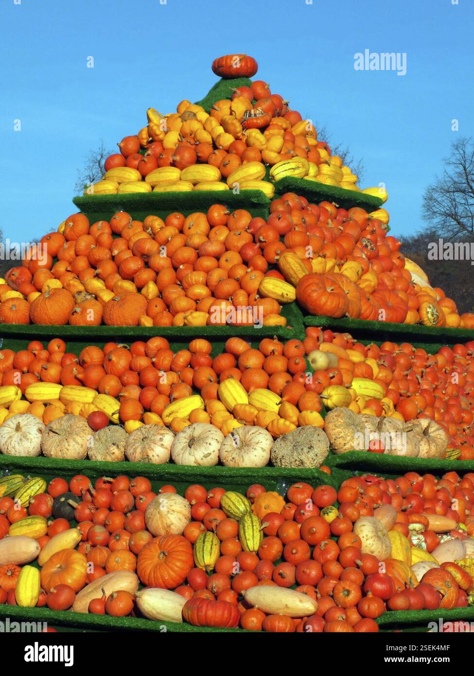 Pumpkin pyramid hi-res stock photography and images - Alamy