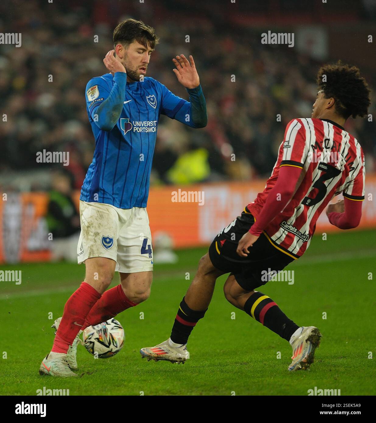 Bramall Lane, Sheffield, UK. 8th Feb, 2025. EFL Championship Football ...