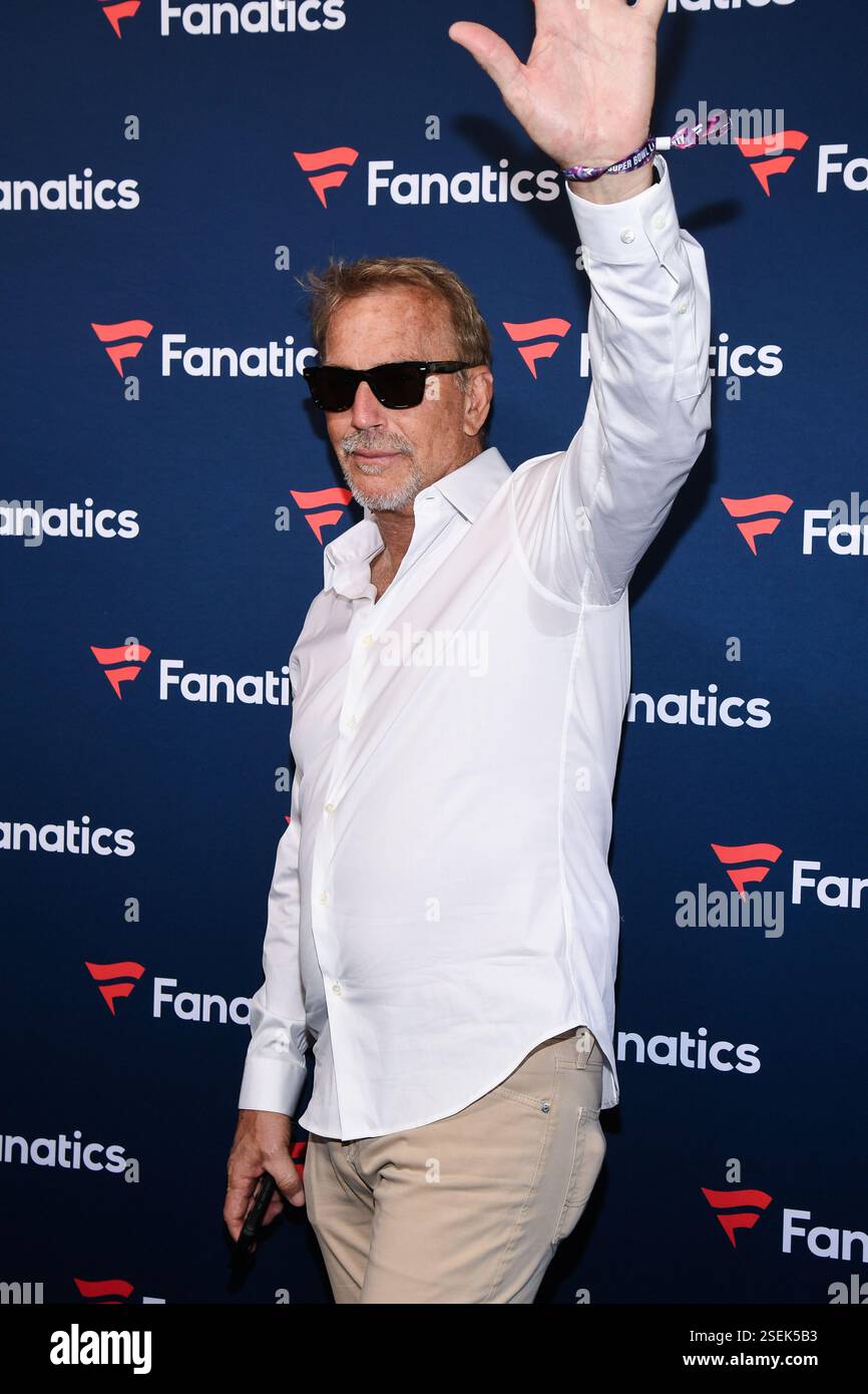 New Orleans, USA. 08th Feb, 2025. Kevin Costner walking the red carpet ...
