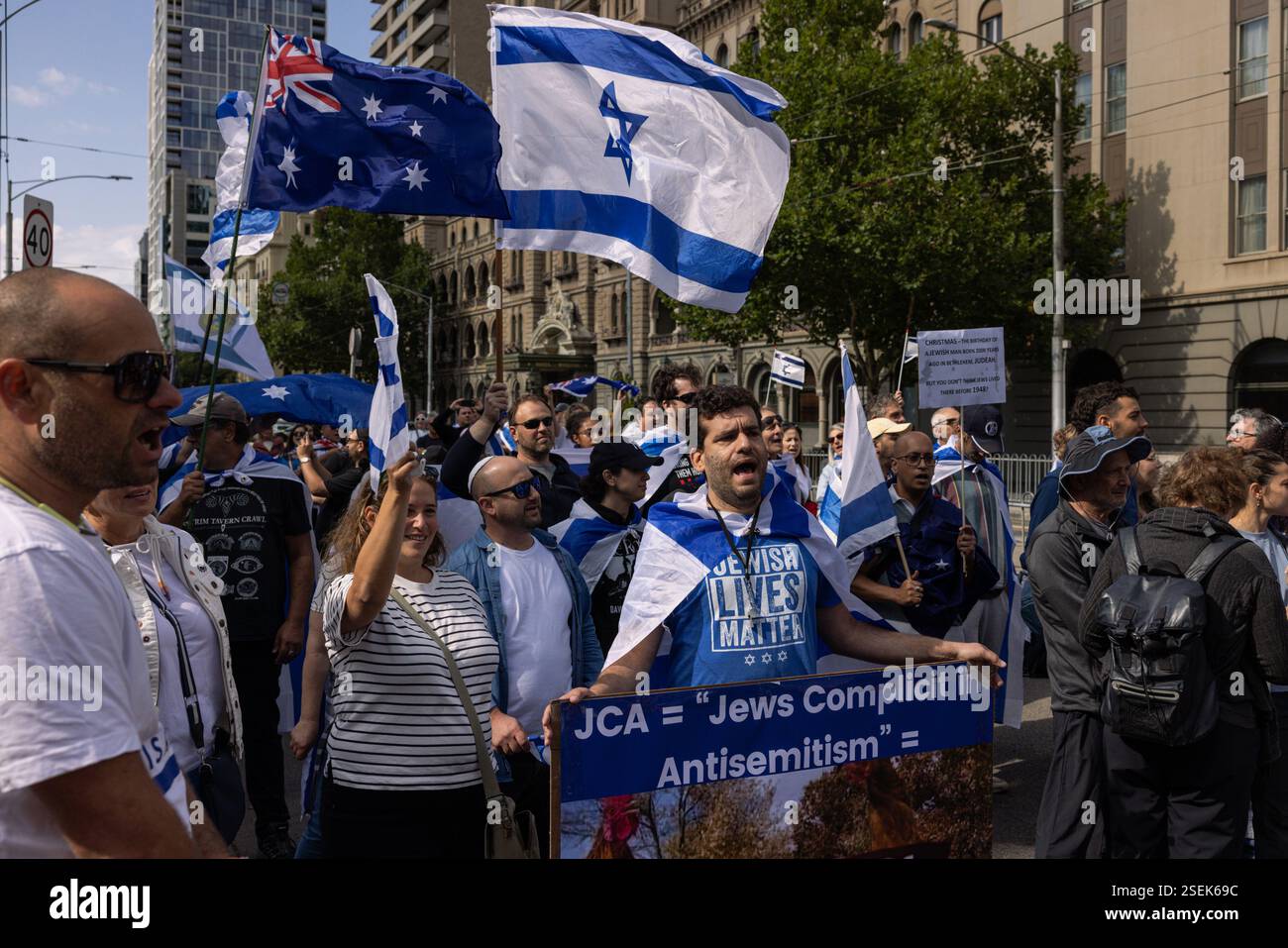 Melbourne, Australia. 09th Feb, 2025. Jewish Association Lions of Zion ...