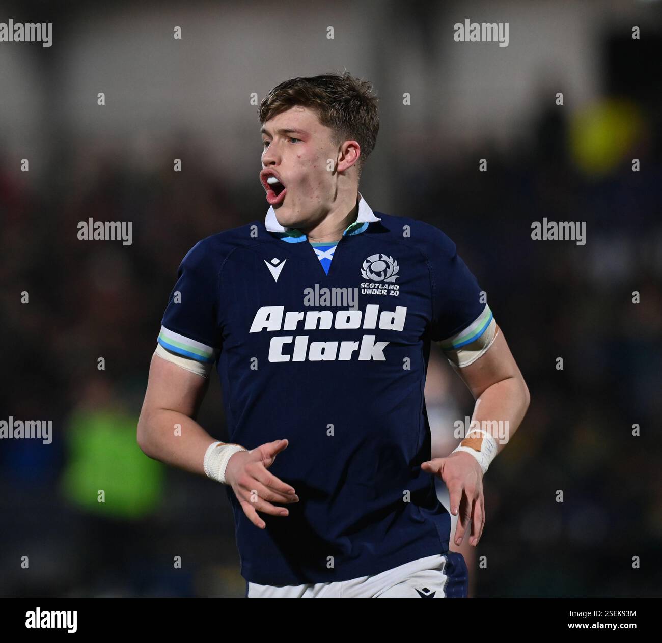 Hive Stadium, Edinburgh.Scotland, UK. 8th Feb, 2025. Scotland U20 vs ...