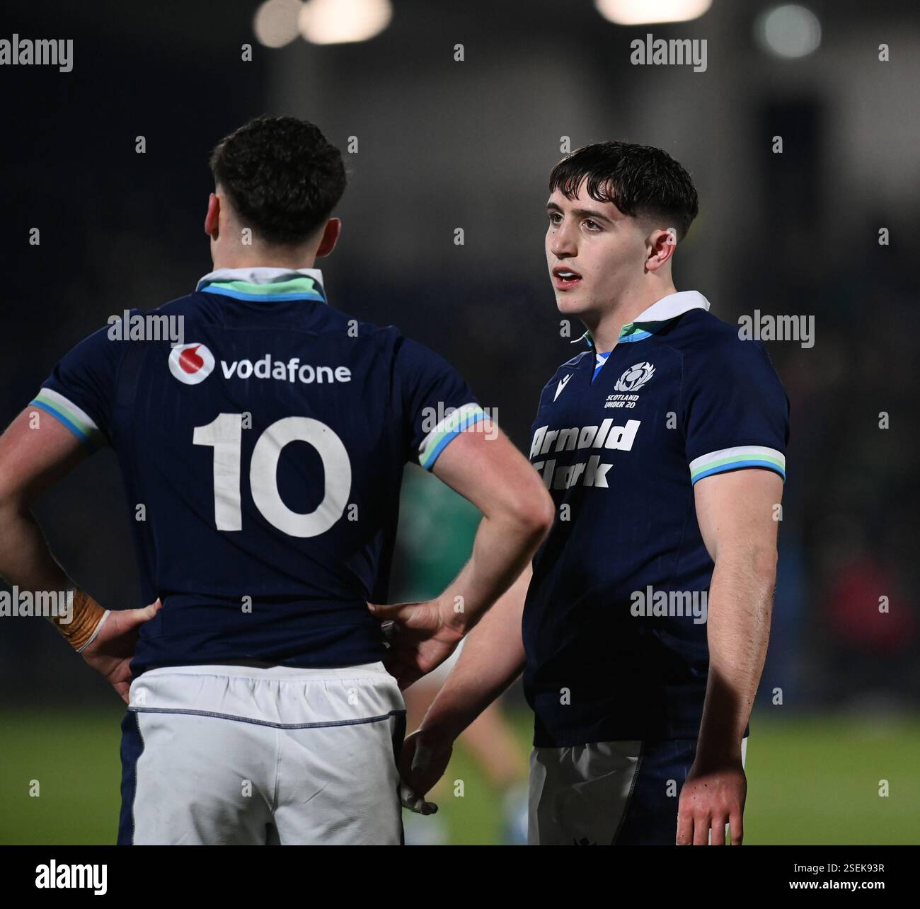 2025 guinness 6 nations match scotland captain johnny ventisei hi-res ...